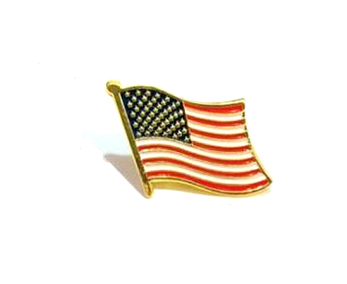 USA American Flag Enamel Lapel Pin Badge / Flat Hat Pin / Brooch | eBay ...