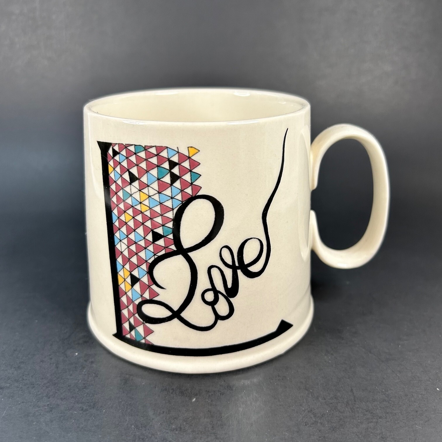 Anthropologie Initial L for Love Large Coffee Mug Balducci Alphabet ...
