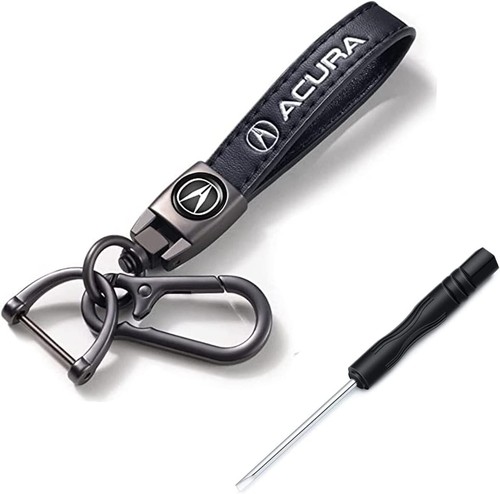 LEATHER CAR KEY CHAIN FOR ACURA | eBay