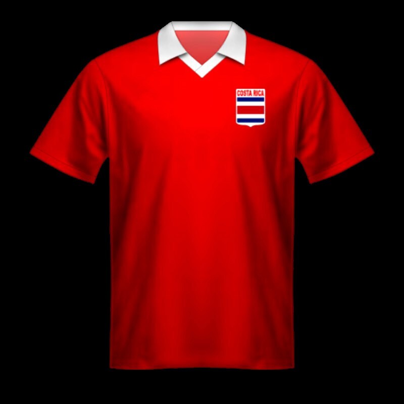 COSTA RICA - FIFA WORLD CUP ITALY 1990 - REPLICA Jersey COSTA RICA - FIFA WORLD CUP ITALY 1990 - REPLICA Jersey