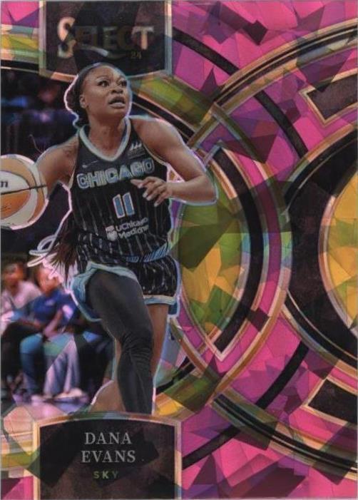 2024 Panini Select WNBA - Premier Level Dana Evans #146 Pink Ice Prizm ...