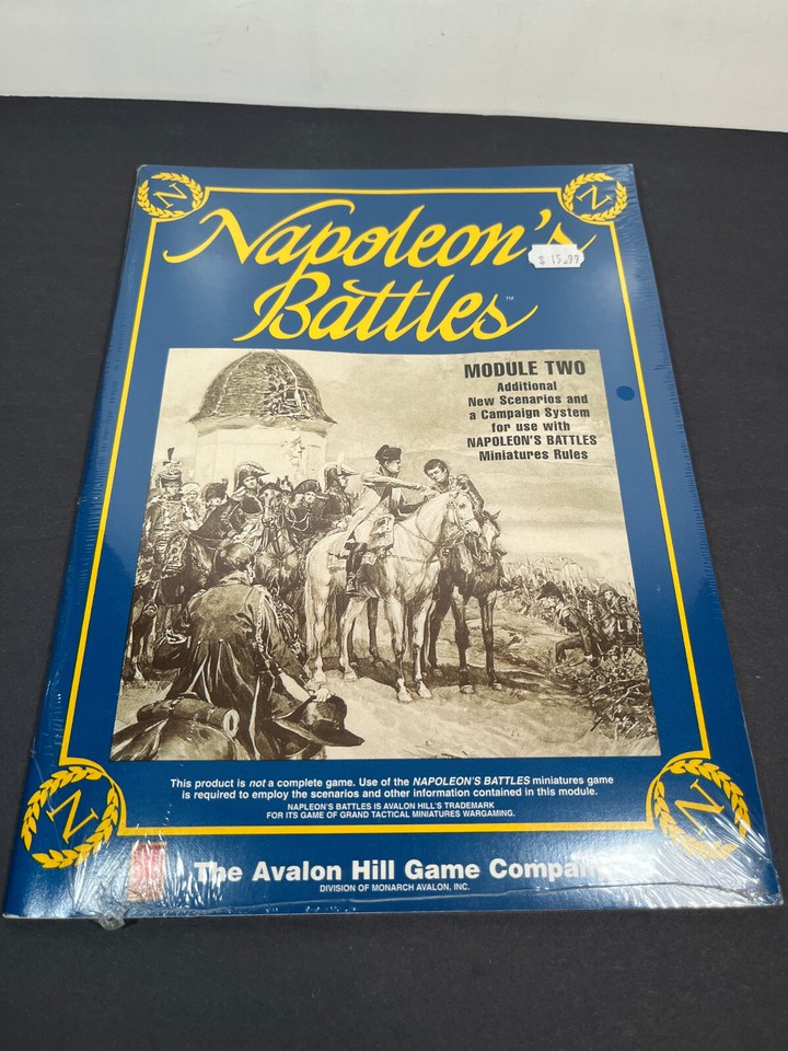 Avalon Hill NAPOLEON'S BATTLES Module Two #2 Miniature War Game NEW ...
