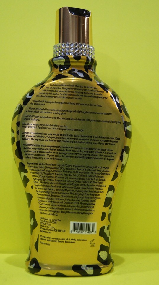 NEW Supre Tan Snooki Ultra Dark Tan Maximizer No Bronzer Indoor Tanning ...