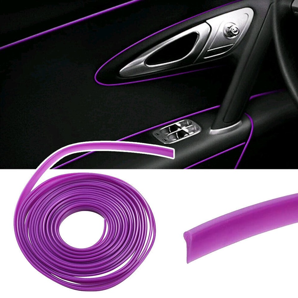 5M Car Interior Door Gap Edge Line Molding Trim Strip Decorate ...