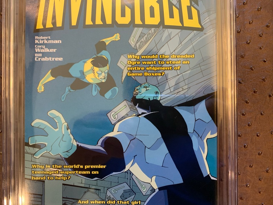 2003 Invincible 1 Comic Image CGC 9.8 White Pages Kirkman Amazon TV ...