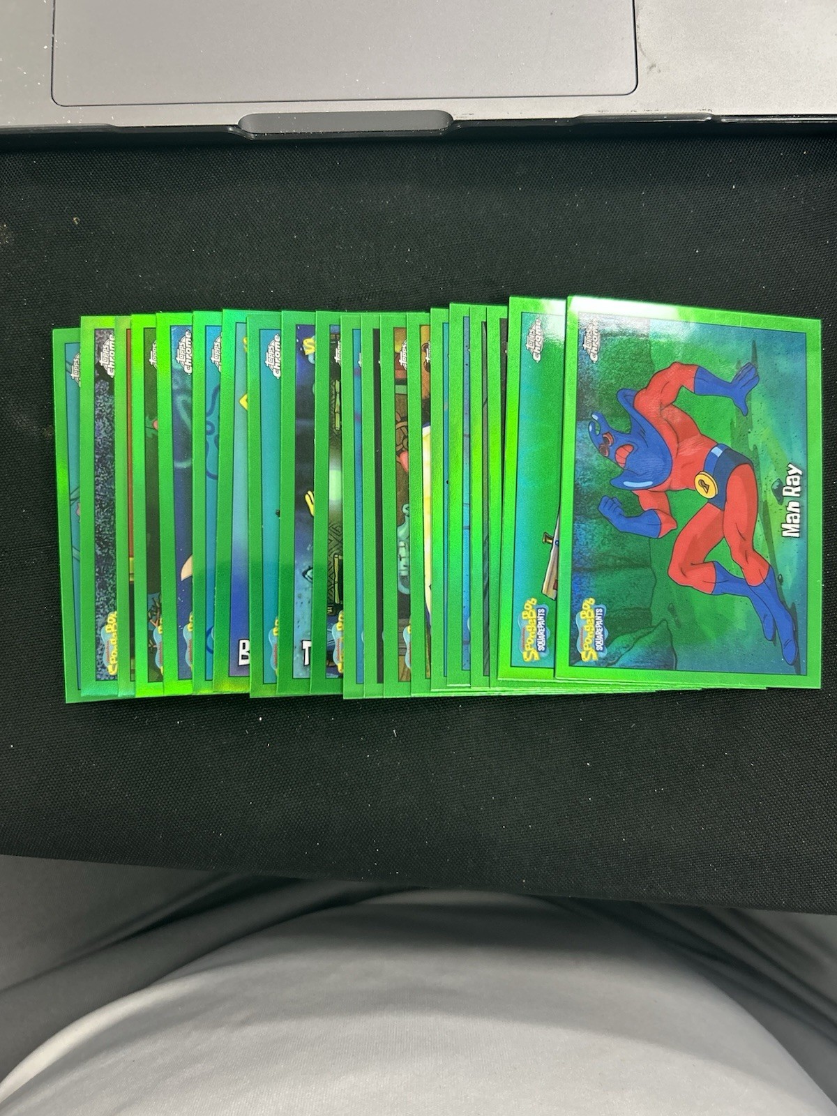 2025 Topps Chrome SpongeBob Green Refractors PICK YOUR CARD BUILD YOUR ...