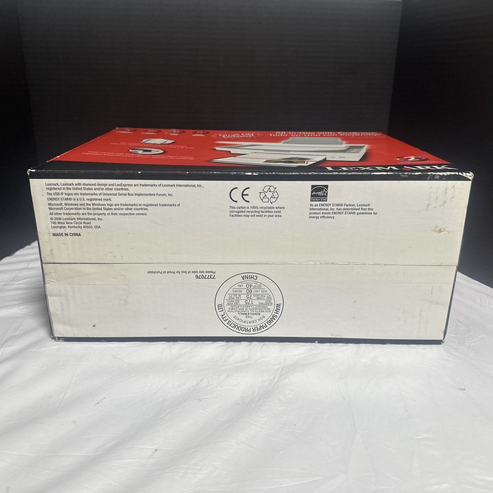 LEXMARK ALL IN ONE PRINTER PHOTO , SCAN , COPY & PRINTER X2480 NEW IN ...