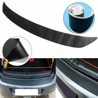 Car Rear Boot Bumper Sill Protector Plate Trim Strip Cover Guard 3D ...