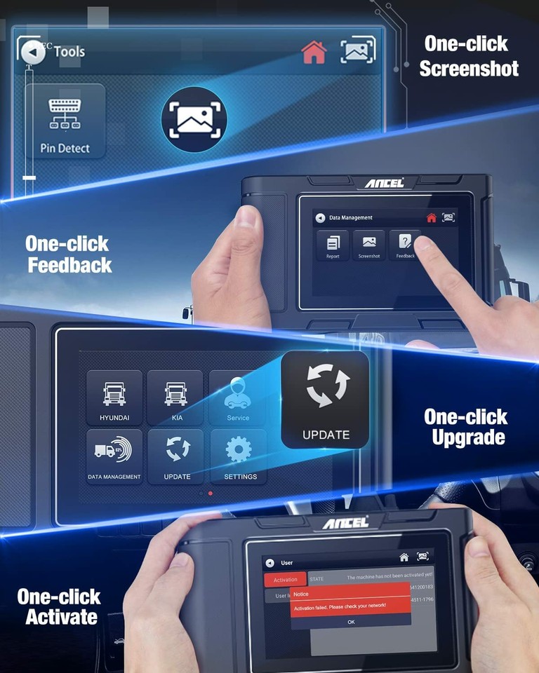 HD Truck OBD Scan Tool for Freightliner Kenworth Peterbilt ...