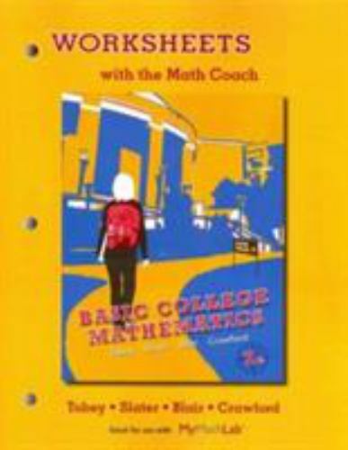 Worksheets with the Math Coach for Basic College Mathematics ...