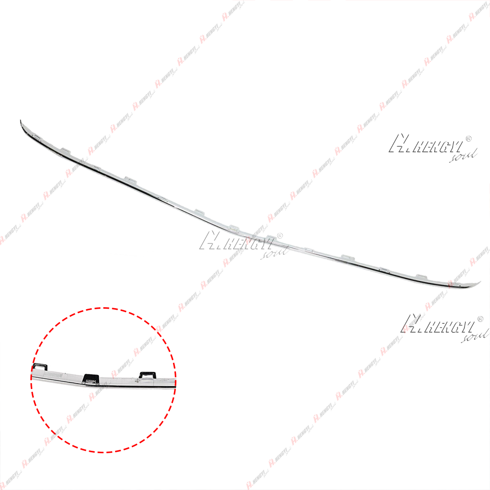 New Front Bumper Trim Chrome For 2015 2016 17 2018 Mercedes Benz C300 ...