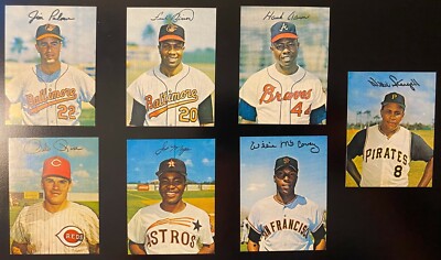 1983 Mactac Starliner Stickers PALMER ROBINSON AARON ROSE MORGAN MCOVEY ...