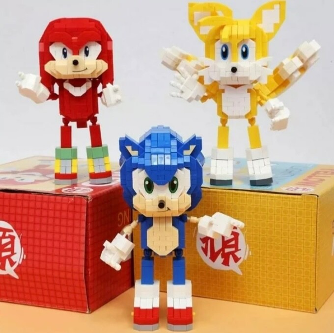 Sonic the Hedgehog Series Character Building Block Sets, Age 14+ | eBay