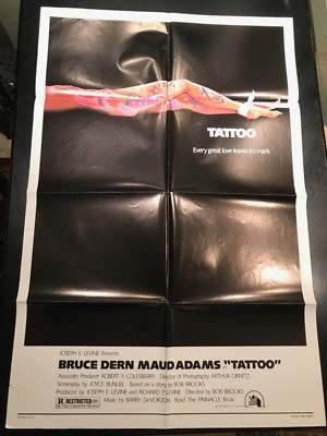 1981 TATTOO 1-SH 27x41" Movie Poster FN 6.0 Bruce Dern, Maud Adams | eBay
