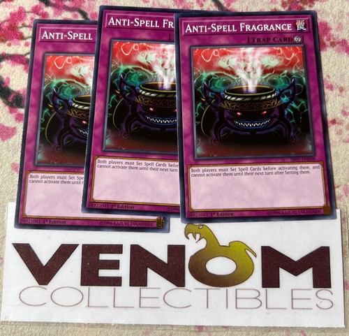 3x (VLP) - Anti-Spell Fragrance - SR07-EN039 - Common - 1st Edition ...