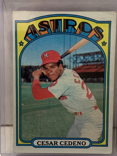 1972 TOPPS CESAR CEDENO #65 BASEBALL HOUSTON ASTROS | eBay