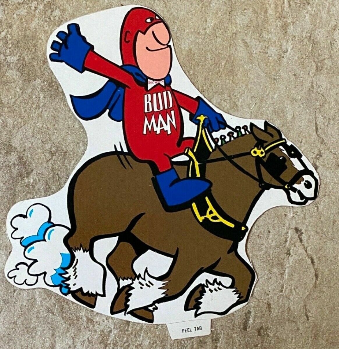 Budweiser Bud Man Sticker Choose from 8 Different Anheuser-Busch ...