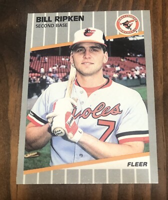 Bill Ripken 89 Fleer FF Error F**K Face On Bat Pack Fresh RC #616 MLB ...