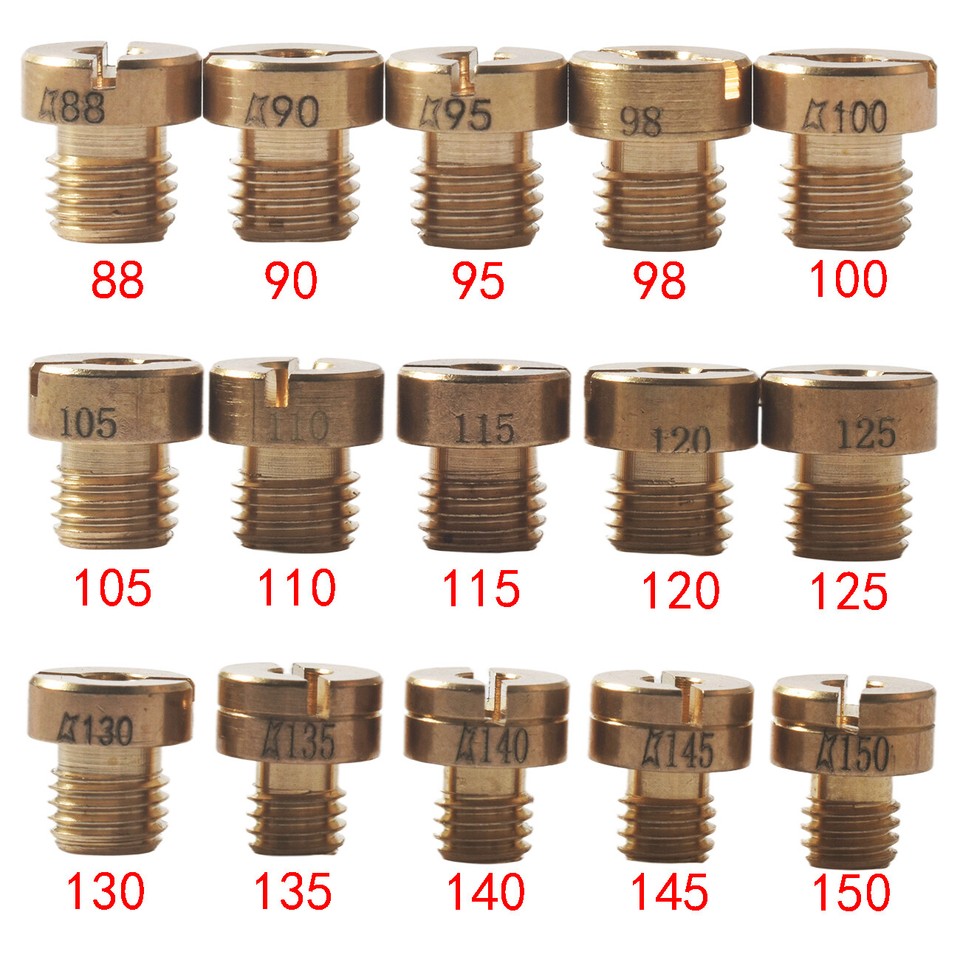 Carburetor Main jet kit for Mikuni VM22 VM24 125/150/200/250/Dirt Pit ...