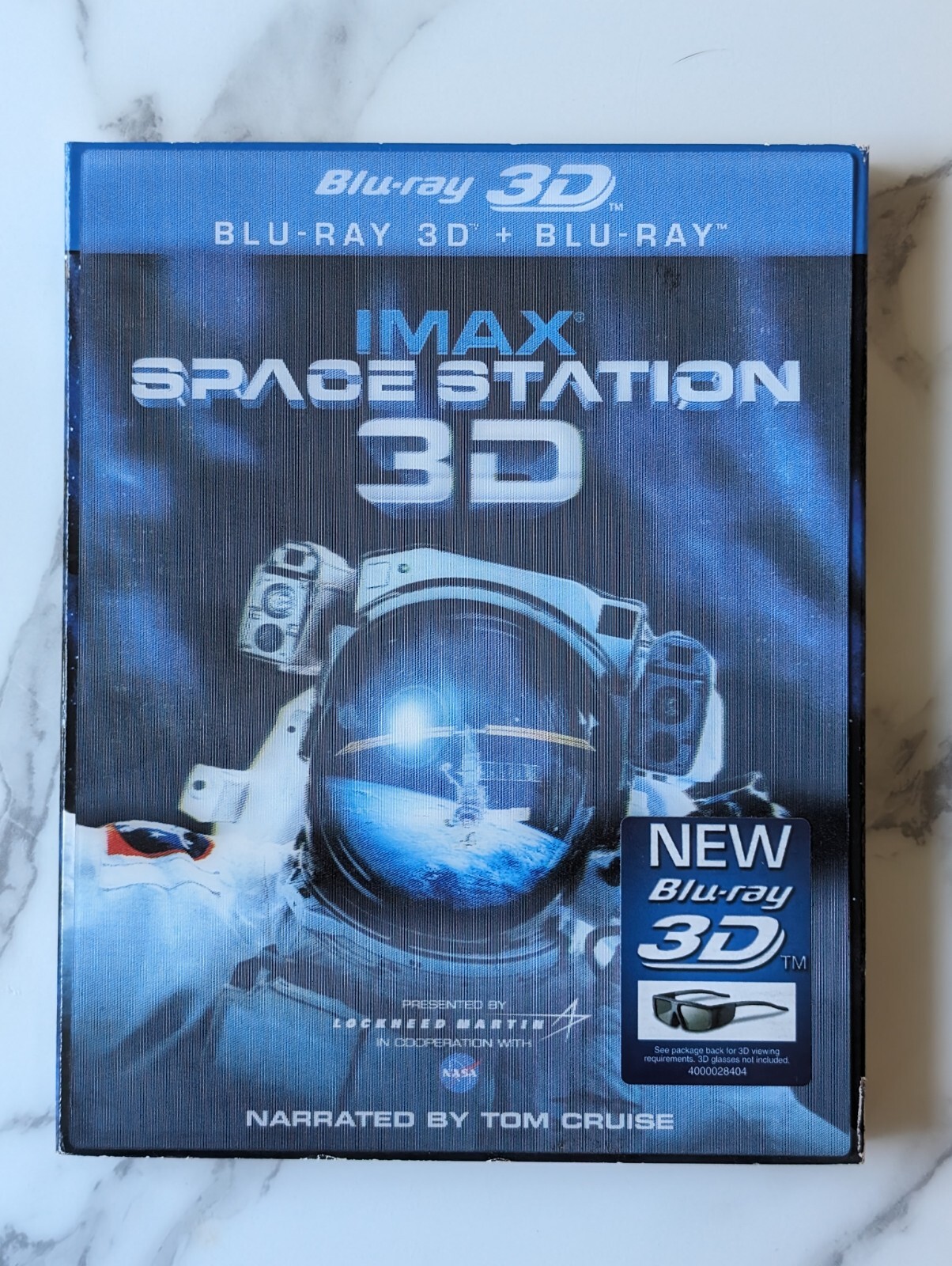 IMAX® Space Station 3D Blu-ray +Blu-ray w/ Lenticular Slip Cover NEW ...