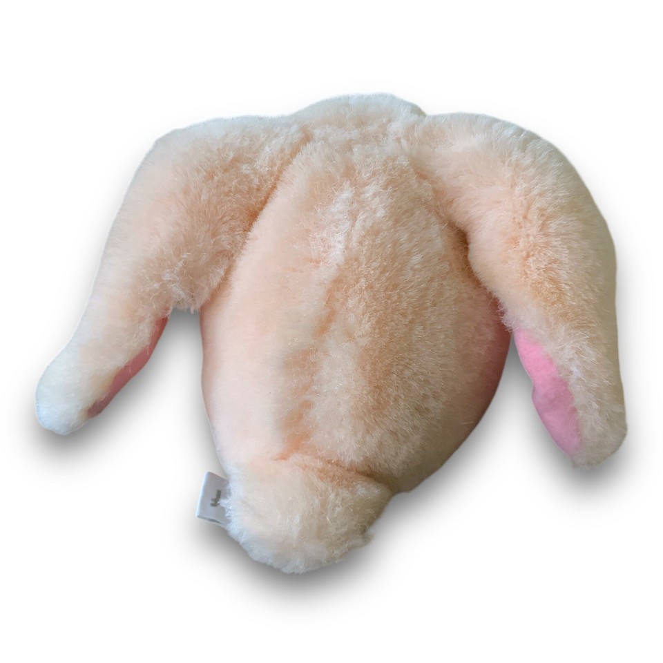 RUSS LI'L PUFF Peach PINK BUNNY RABBIT Little STUFFED ANIMAL PLUSH TOY ...