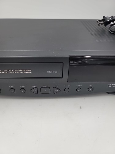SAMSUNG VCR VR5704 VHS Player Recorder 4 Head Auto Tracking TESTED-NO ...