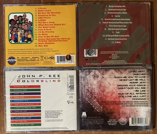 John P. Kee 4 CD Lot: The Legacy Project, Lil Rufus, Colorblind & Level ...