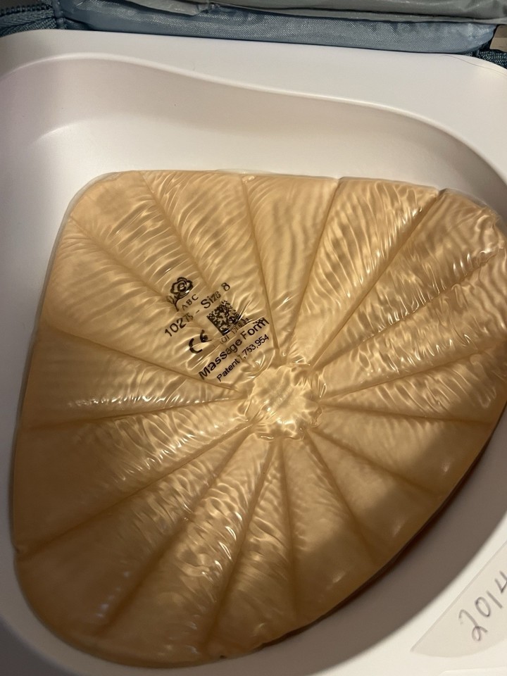 ABC Breast Prosthesis Size 8 Blush 10295 Massage Form Silhouette Breast ...