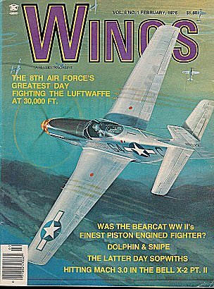 WINGS V6 N1 WW2 GRUMMAN F8F BEARCAT USN VF / BELL X-2 / SOPWITH DOLPHIN ...