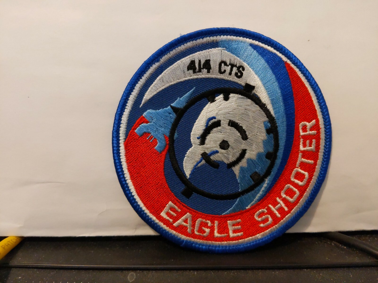 414th COMBAT TRAINING SQUADRON EAGLE SHOOTER SWIRL PATCH 4 x 4 inch | eBay