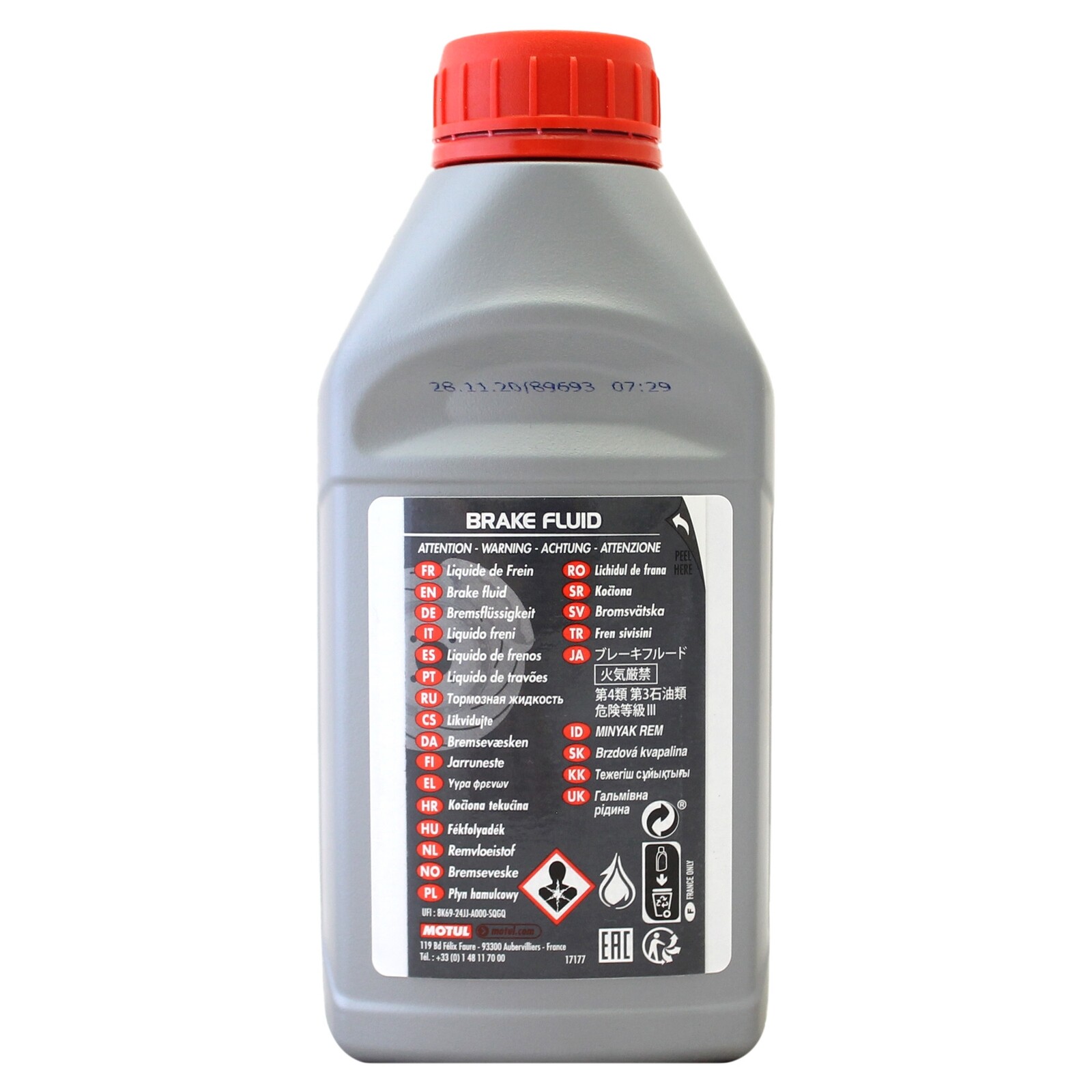 Motul RBF 600 Factory Line Synthetic DOT 4 Racing Brake Clutch Fluid ...