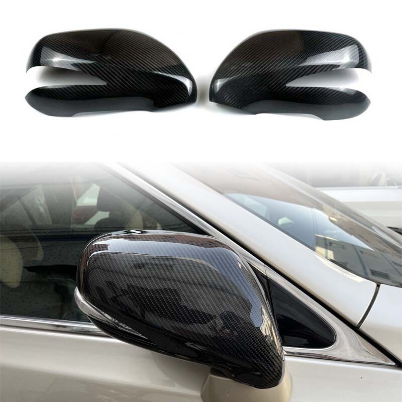 Carbon Fiber Add-on Side Mirror Cover Caps for Lexus ES350 2010-2012 | eBay