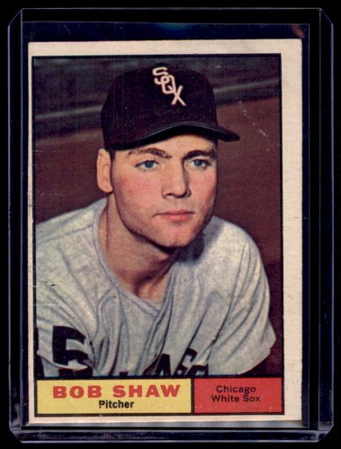 1961 Topps Bob Shaw White Sox #352 2001 Low Grade | eBay