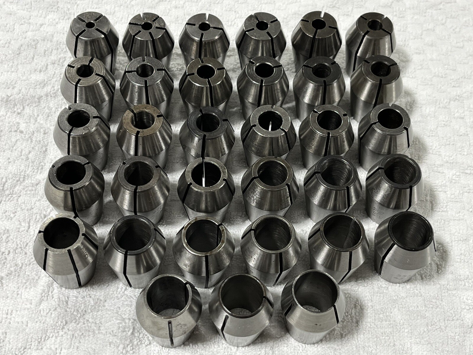 Universal Engineering 33pc Tree Mill Double Taper Z Collets DT Set Tool ...