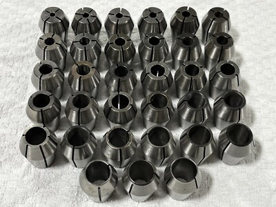 Universal Engineering 33pc Tree Mill Double Taper Z Collets DT Set Tool ...