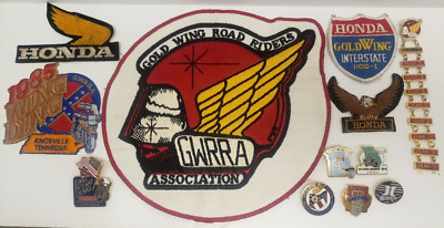 GWRRA Gold Wing Road Riders Association Large Back Patch, Pins ...