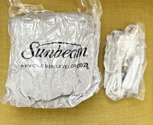 Sunbeam Full Size Heated Blanket Fleece 12 Heat Machine Washable ...