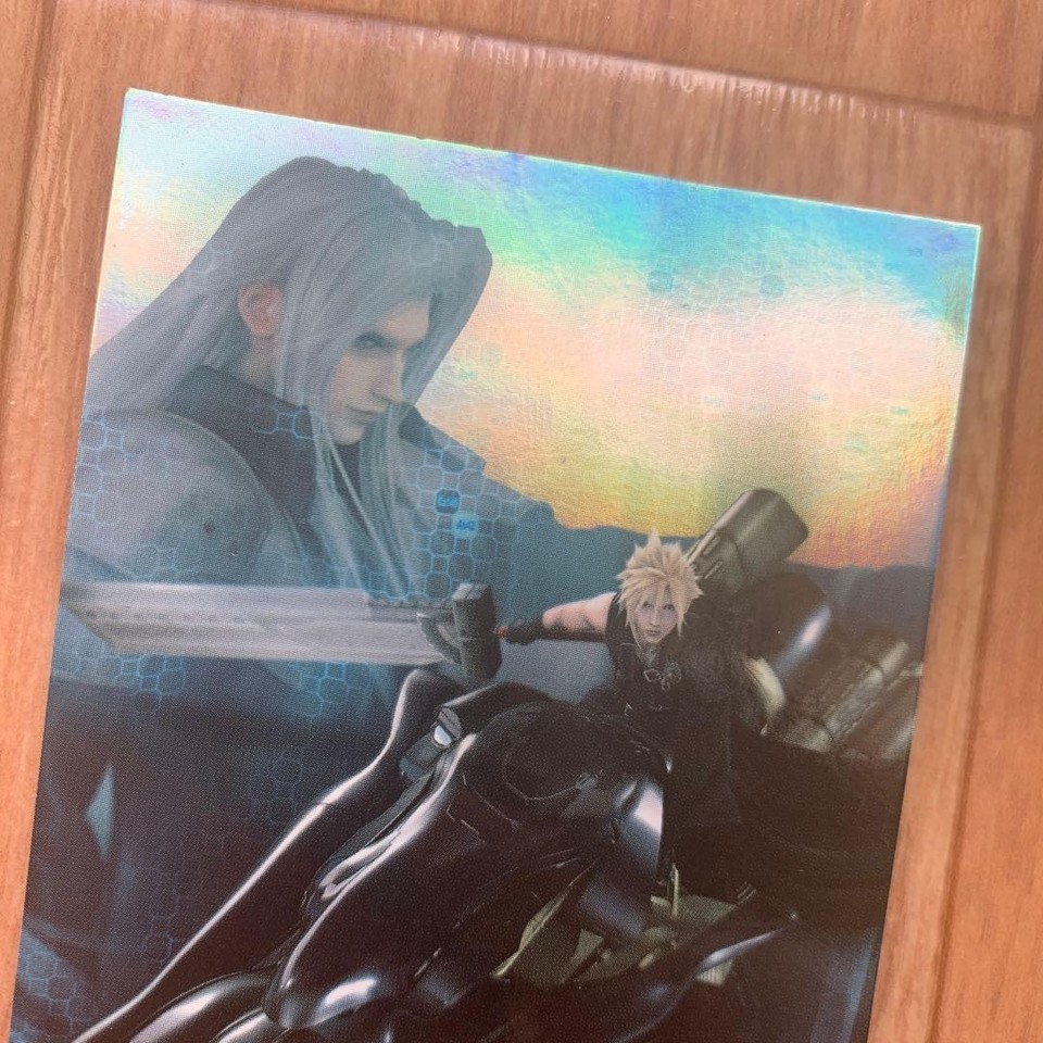 Final Fantasy VII Advent Children Cloud Sephiroth Holo Card Collectible ...