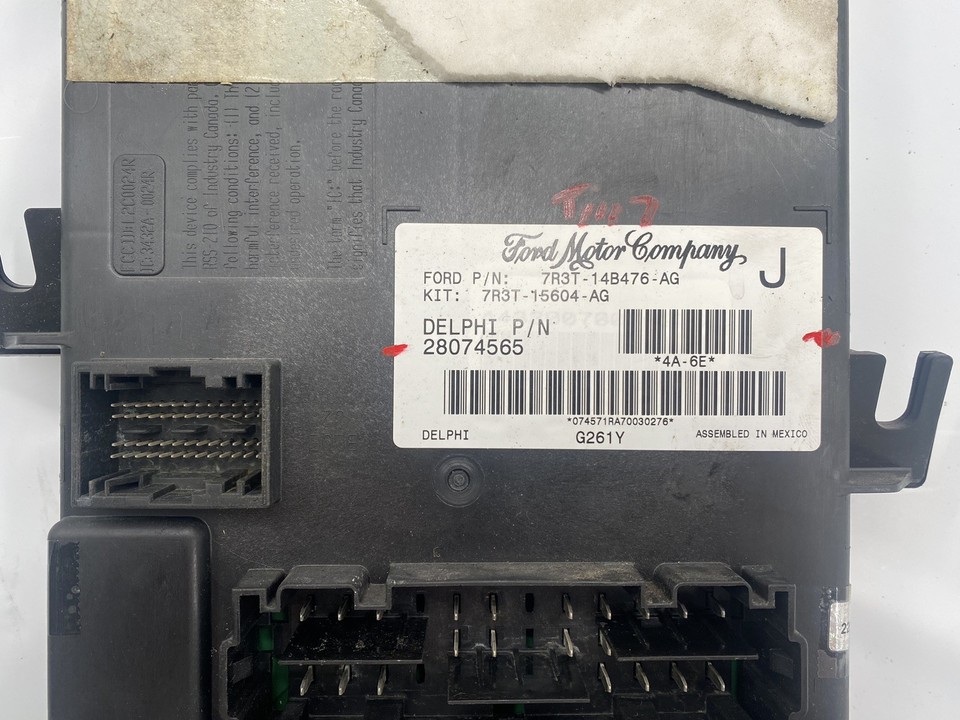 2007-2009 Ford Mustang Fuse Box BCM BCU Body Control Module 7R3T-14B476 ...