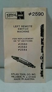 Atlas 2590 N Code 80 Left Hand Remote Switch Machine 843069109457| eBay