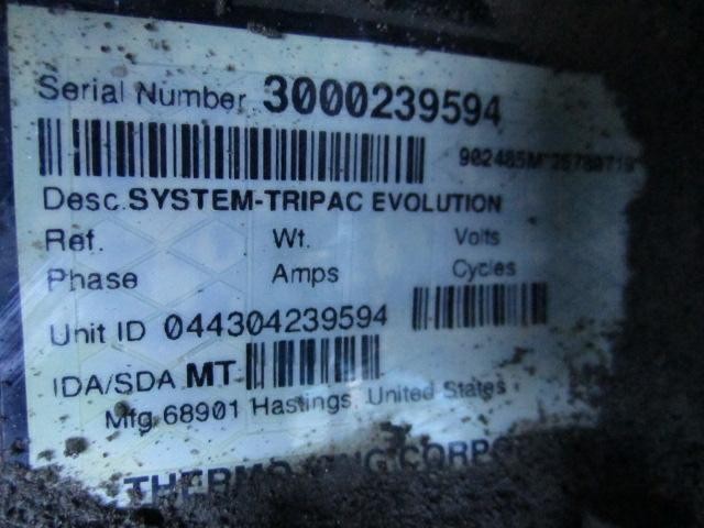THERMO KING TRIPAC EVOLUTION (DIESEL) AUXILIARY POWER UNIT 3769334 | eBay