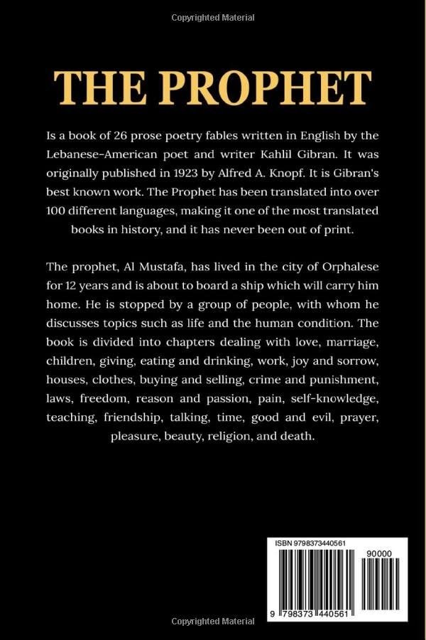 The Prophet: The Original 1923 Edition With Complete Illustrations ...