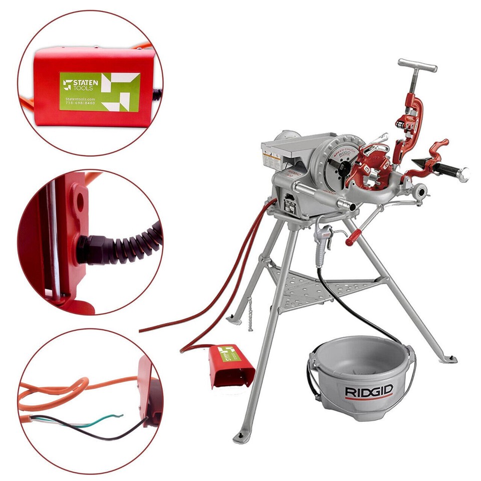 Staten Tools 36642 Foot Pedal Switch fits RIDGID 300 535 1822 1224 Pipe ...