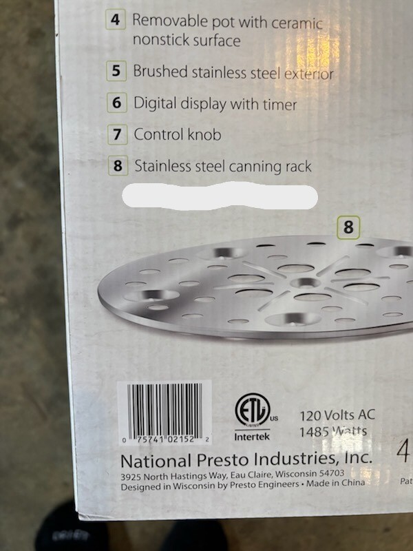 NEW Presto Precise 17 Quart Digital Pressure Canner, 02152 Extra Tall Digital | eBay