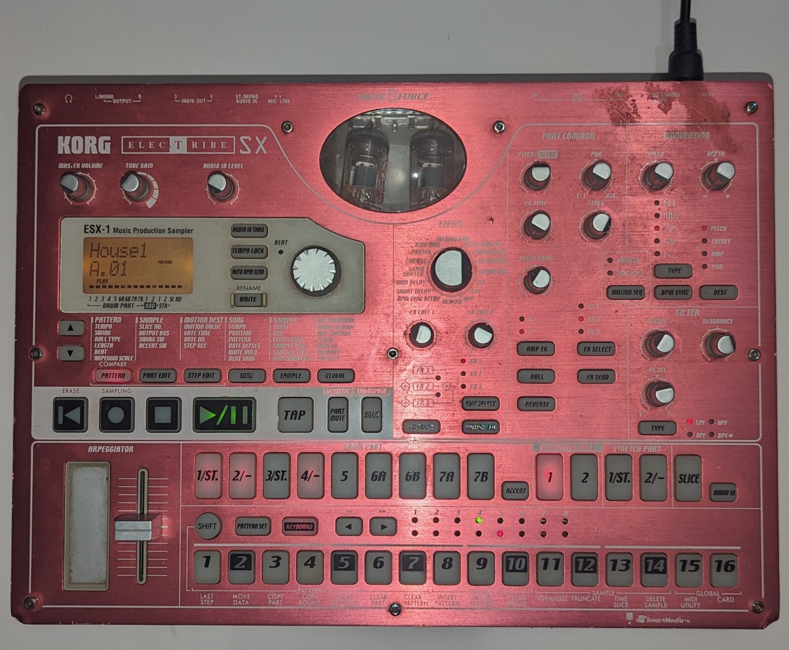 KORG ELECTRIBE SX ESX-1 SD Music Production + Power Cable + 128MB SD ...