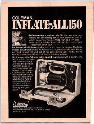Air Compressors - Coleman Inflate-All