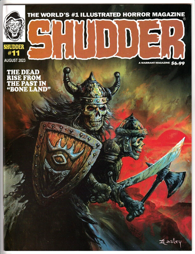 SHUDDER MAGAZINE #11 AUGUST 2023 NEW UNREAD WARRANT PUBS EASLEY COVER ...