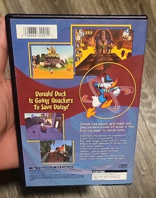 Disney's Donald Duck: Goin' Quackers (Sony PlayStation 2, 2000) for ...