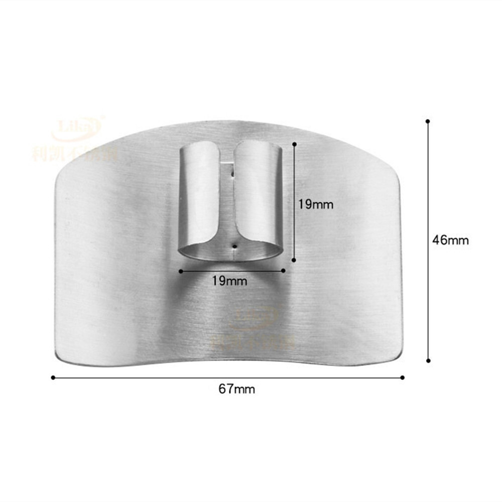 Shield Kitchen Safety Stainless Steel Finger Guard Cut Vegetable Hand ...
