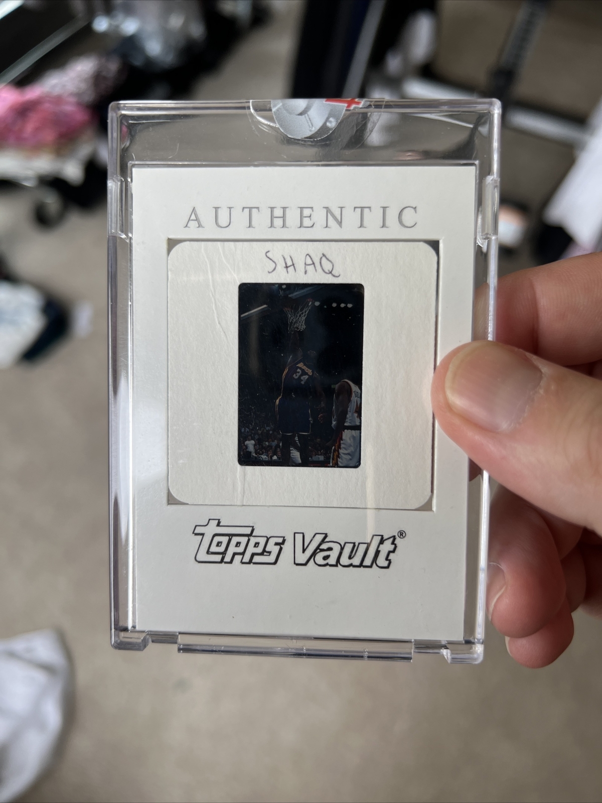 Authentic Topps Vault Shaq Original Slide! Shaquille O’Neal Lakers ...
